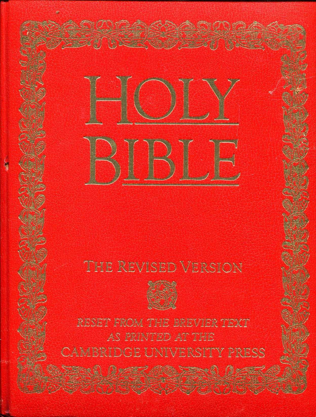THE HOLY BIBLE, Revised Version, Family Bible