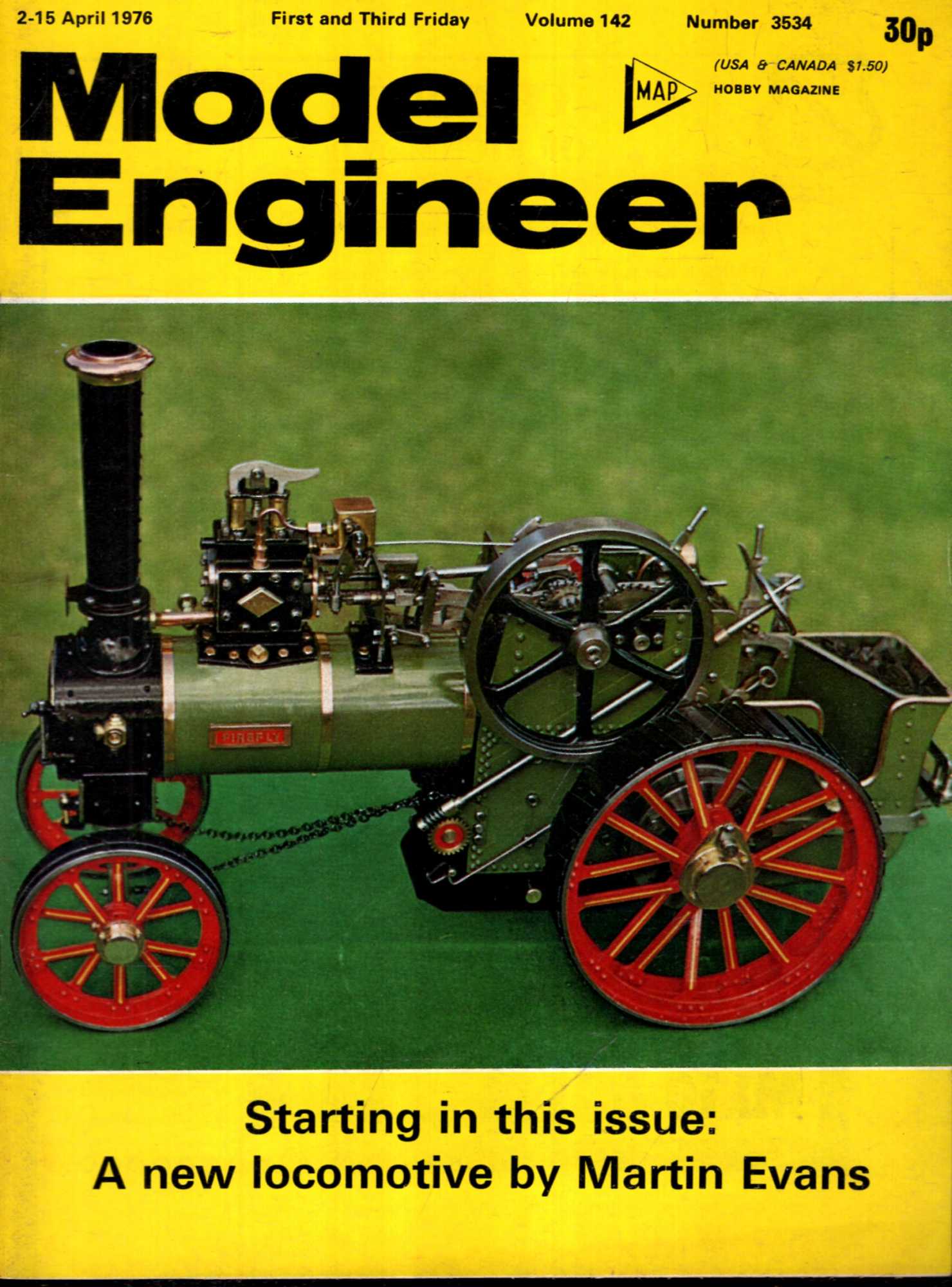 Model Engineer volume 142 : Number 3534 : 2-15 April 1976