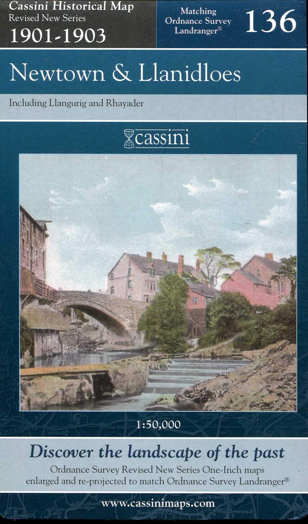 Cassini Historical Map : Revised New Series 1901-1903 No. 136 : Newtown ...