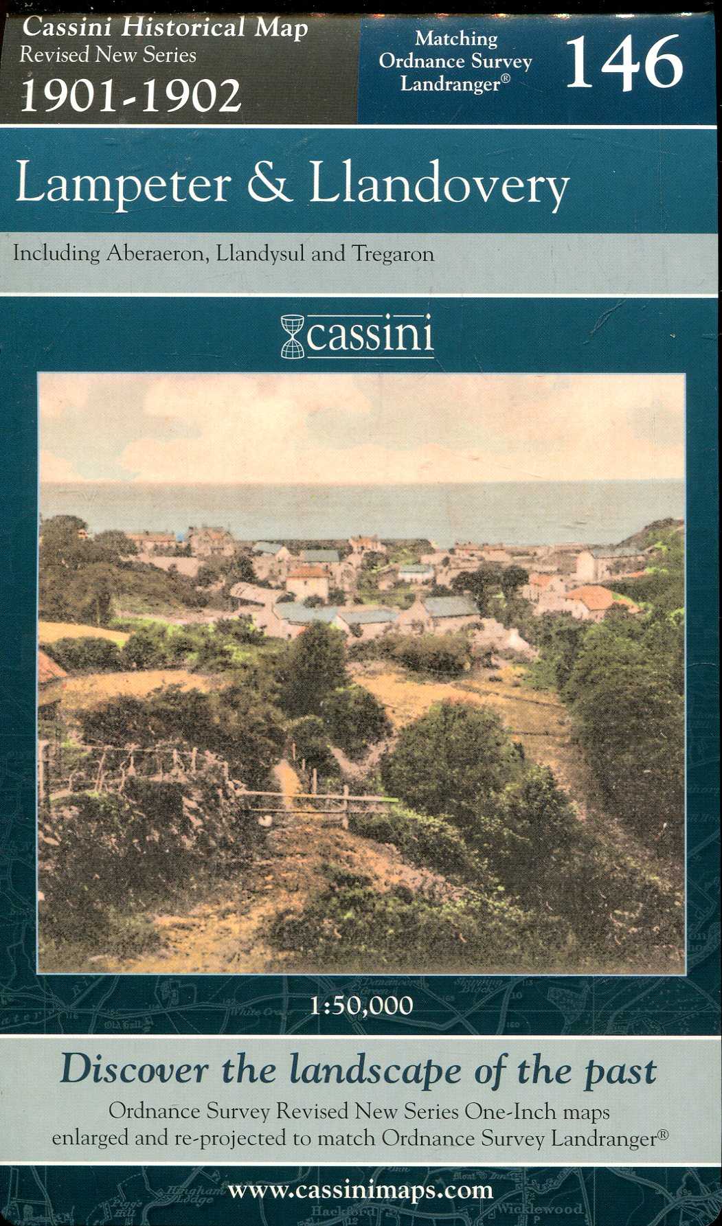 Cassini Historical Map : Revised New Series 1901-1902 No.146 : Lampeter ...