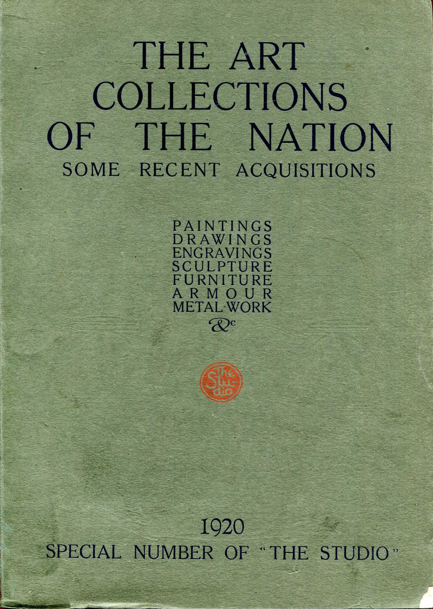 The Studio Special Number: The Art Collections of the Nation, some ...