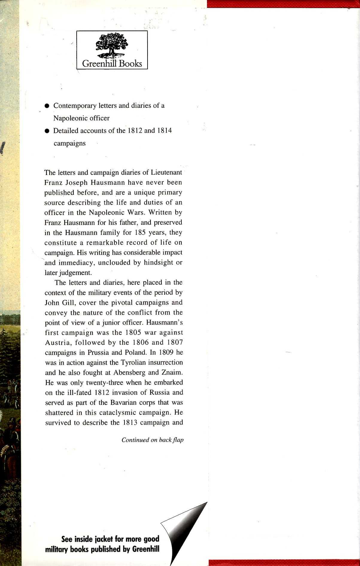 Soldier for Napoleon: the Campaigns of Lieutenant Franz Joseph Hausmann ...