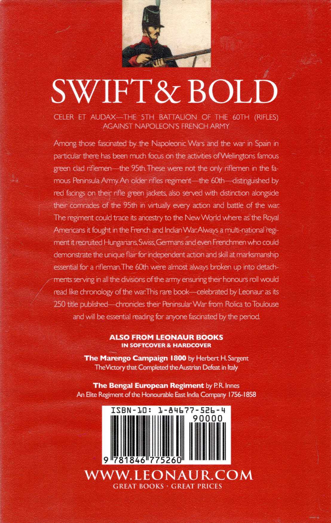 Swift & Bold: The 60th Rifles During the Peninsula War