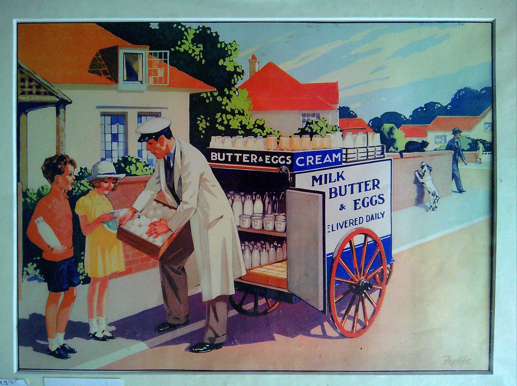 Original School Poster 'The Milkman'