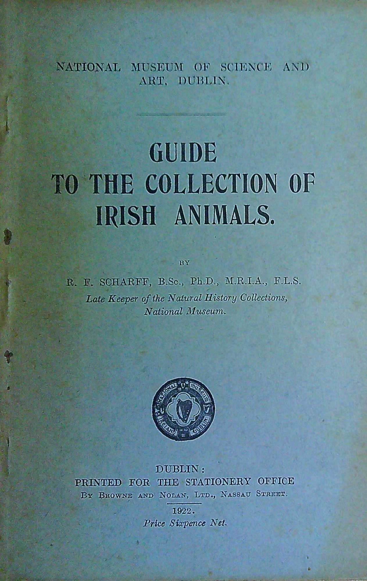 Guide to the Collection of Irish Animals